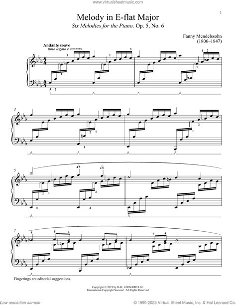 Andante Soave Sheet Music For Piano Solo Pdf