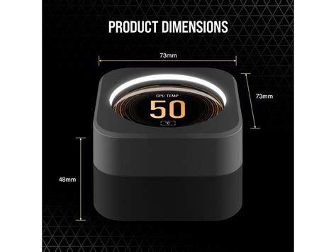 Display Corsair Icue Elite Cpu Cooler Lcd Display Upgrade Kit Black Peças Para Computadores