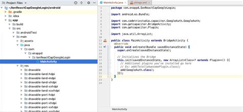 Need Help With Mainactivityjava File Rionic