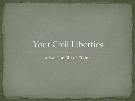 Ppt Your Civil Liberties Powerpoint Presentation Free Download Id