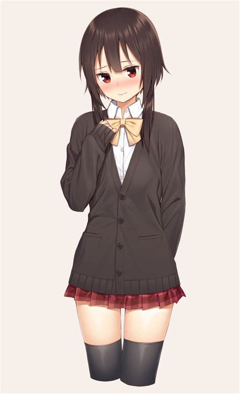 Schoolgirl Megumin [konosuba] R Awwnime