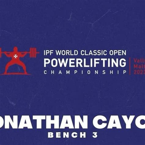 Jonathan Cayco Us 93kg 243kg Wr Bench Press Rpowerlifting