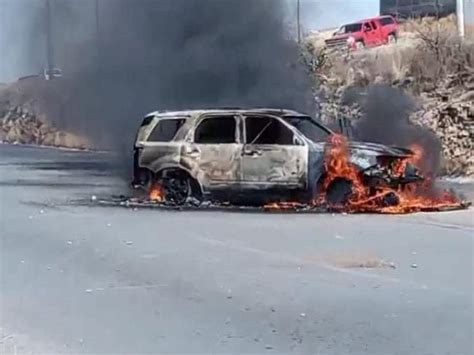 Bloqueos Y Quema De Autos En Fresnillo Zacatecas Criterio Diario
