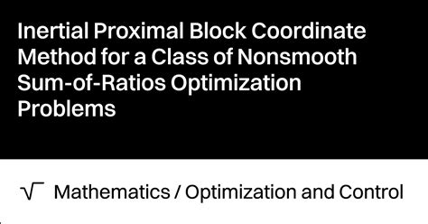 Inertial Proximal Block Coordinate Method For A Class Of Nonsmooth Sum Of Ratios Optimization