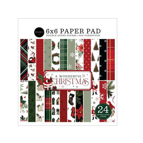 Carta Bella A Wonderful Christmas Collection 6x6 Paper Pad