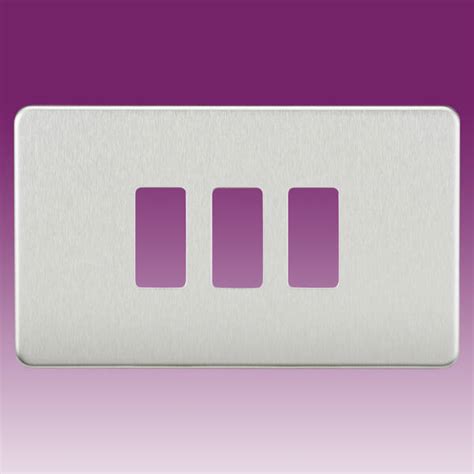 Sf Brushed Chrome Grid