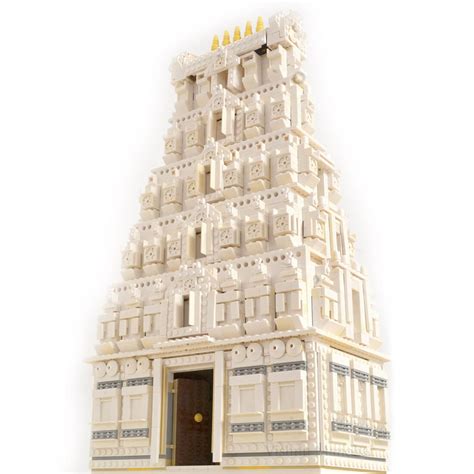 Diy Moc 145325 Temple Tower Taj Mahal 10256 Alternate Build