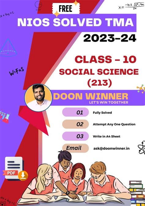 NIOS Class Th Social Science NIOS TMA Solution Doon Winner