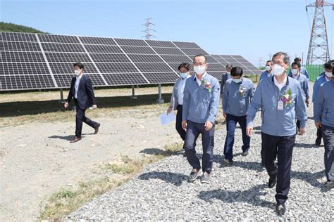한수원 월성원자력본부에 태양광발전소 준공 시사경북