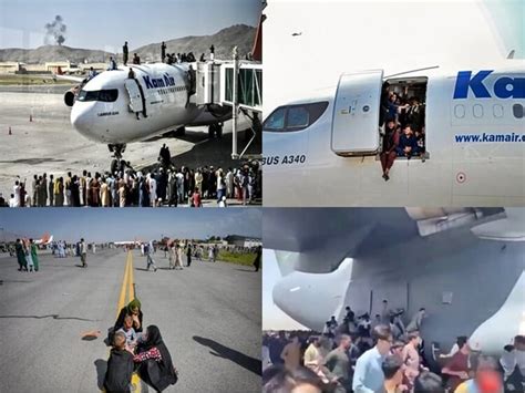 Taliban Terror Shocking Video Shows Afghans Falling Off Plane Mid Air