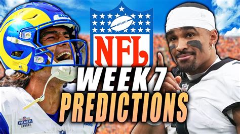Week 7 Game Predictions Youtube