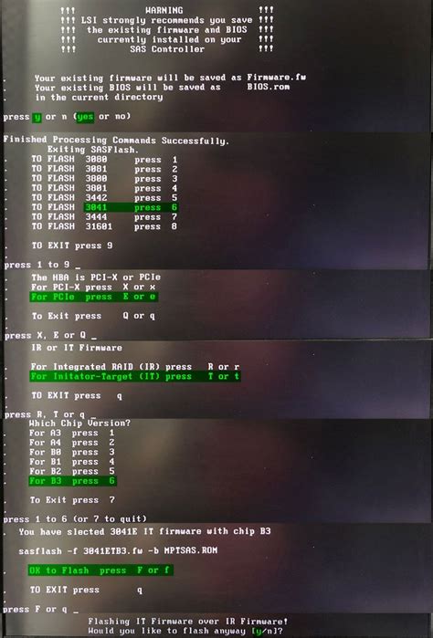 it mode for 4 ports controller raid sas sata lsi sas1064e hp sas3041e