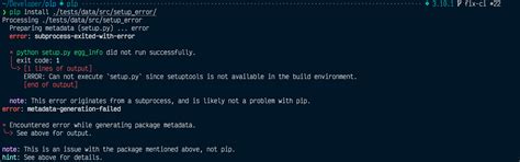 Pip Without Setuptools Could The Experience Be Improved Packaging