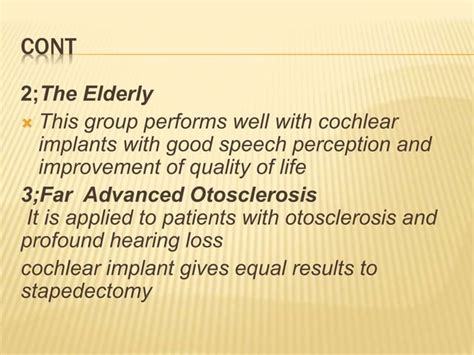 Cochlear Implantpptx Digital Audio Computer Software And Applications