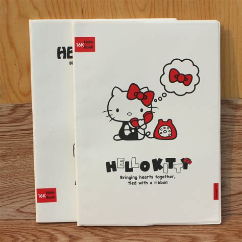 广博hellokitty胶套本16k记事本胶装日记本学生可爱卡通kt猫本子 橡树 木棉