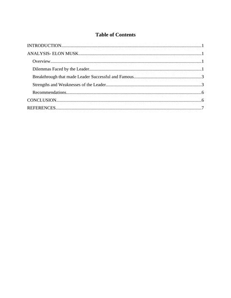 Leadership Analysis Report Elon Musks Strategies