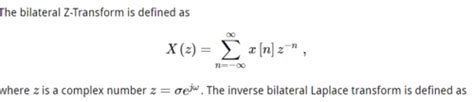 Z Transform Flashcards Quizlet