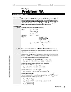 Holt Physics Problem A Answers Fill And Sign Printable Template Worksheets Library