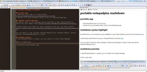 Portable Npp Markdown DreamCloud
