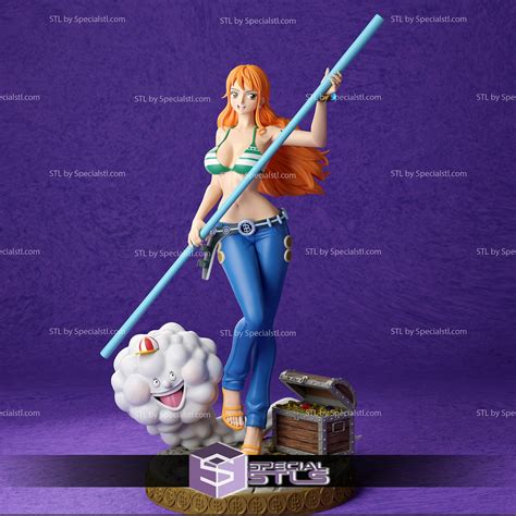 Nami Stl Files V2 One Piece 3d Printing Figurine Specialstl