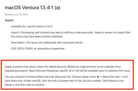 Mr Macintosh On Twitter Apple Updated The Macos Ventura 1341 A