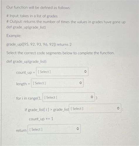 Solved Our Function Will Be Defined As Follows Input Chegg