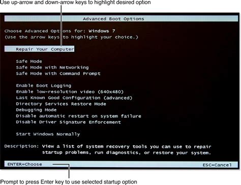 How To Enter Advanced Boot Options Windows Vista
