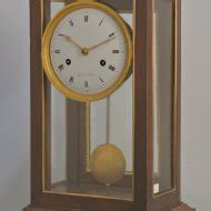 Franse Glas Pendule Guiot Paris Ca 1810 0786