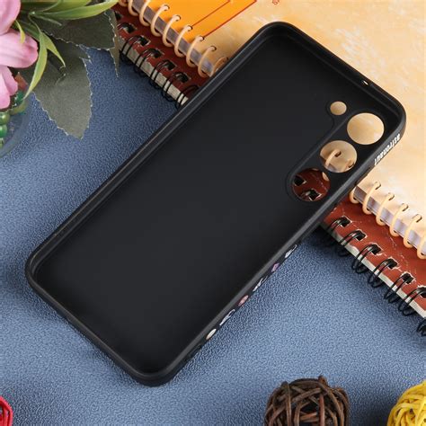 For Samsung Galaxy S G Milk Tea Astronaut Pattern Liquid Silicone Phone Case Black