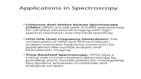 Opo And Upconversion Spectroscopy 3 Pptx