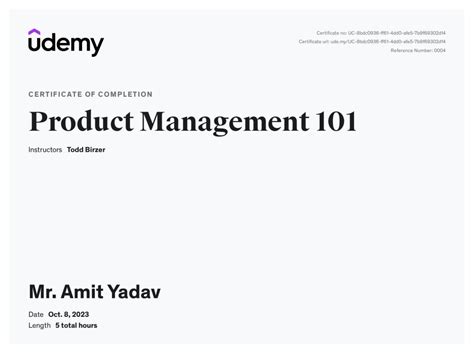 Amit Yadav On Linkedin Udemy Course Completion Certificate