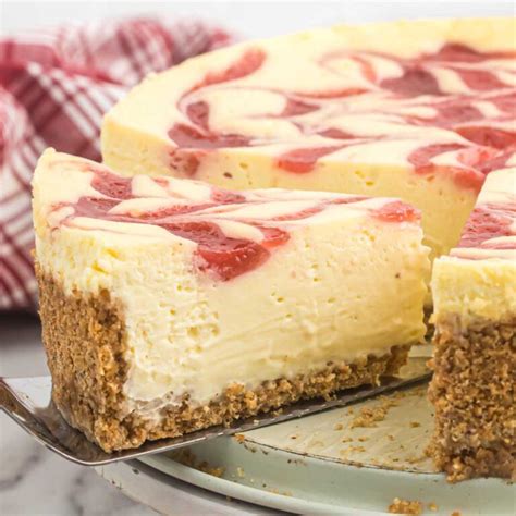 Strawberry Swirl Cheesecake Desserts On A Dime