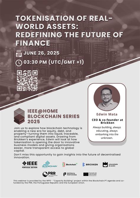 Ieee Home Blockchain Series 2025 Tokenisation Of Real World Assets Redefining The Future Of