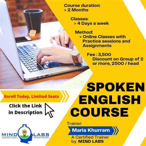SPOKEN ENGLISH COURSE MIND LABS