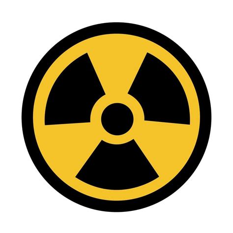 signo de símbolo de peligro de radiación 2315134 Vector en Vecteezy