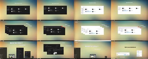 Minimal Dark And White Theme Windows 10 By Cleodesktop On Deviantart