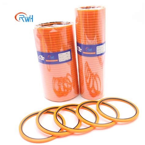 Oem Hby Rod Buffer Seal Hydraulic Orange Color For Excavator
