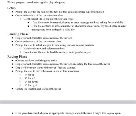 Solved Write A Program Named Main Cpp That Plays The Game Chegg