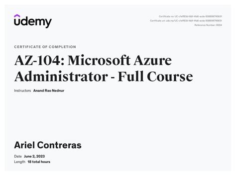 Ariel Contreras On Linkedin Udemy Course Completion Certificate