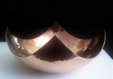 Copper Bowl ♥ Metal Forming Metal Garden Art Copper Crafts