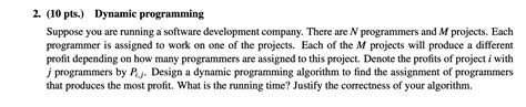 Solved 2 10 Pts Dynamic Programming Suppose You Are