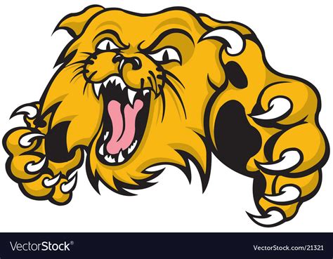 Wildcat Royalty Free Vector Image Vectorstock
