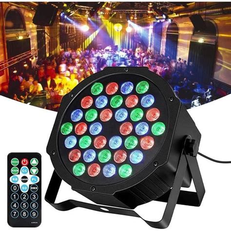 Rgb 36led Lampe De Scène Lumière Disco Dmx512 Auto Son Éclairage De