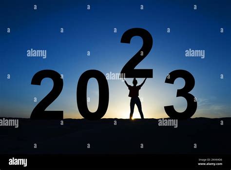 Numbers Silhouette Of A Woman Standing In The Sunrise Women New