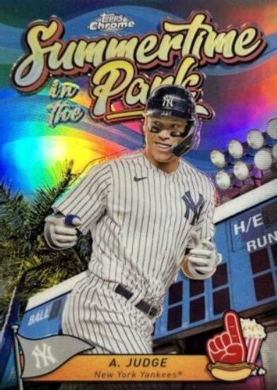 Aaron Judge SITP 3 Prices 2024 Topps Chrome Summertime In The Park