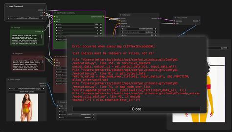 Checkpoint Error Rcomfyui