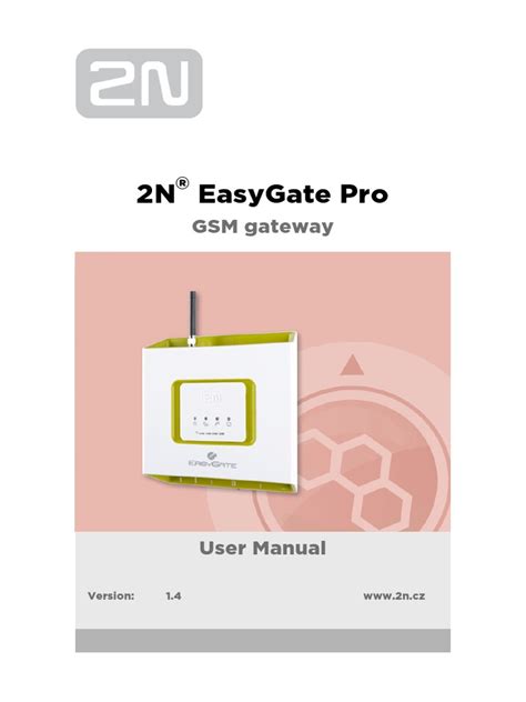 2n easy gate pro user guide en 1 4 pdf telephone electrical connector