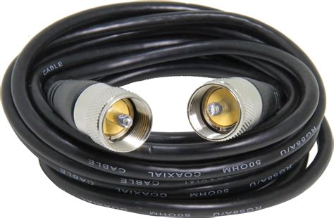 CB Radio Coax Cable 18ft Ancable 50 Ohm Low Loss RG58 Coax Jumpers
