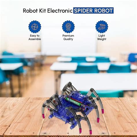 Diy Robot Kit Electronic Spider Robot Physics Science Kits Motorized