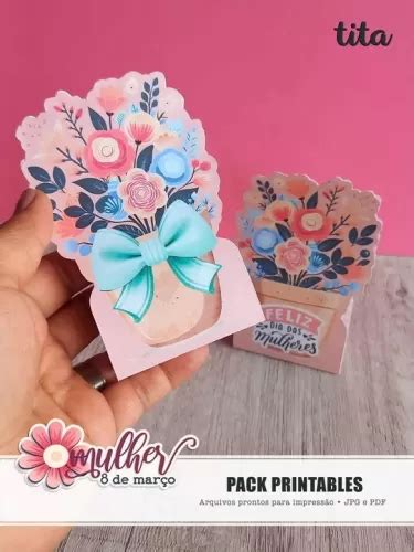 Pack Printables Dia Da Mulher Tita Estúdio Doces Desenhos